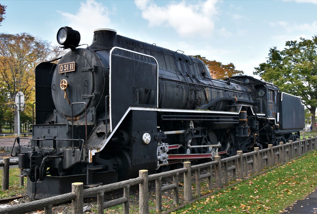 農試公園のD51 : 燃えるゴミは明日