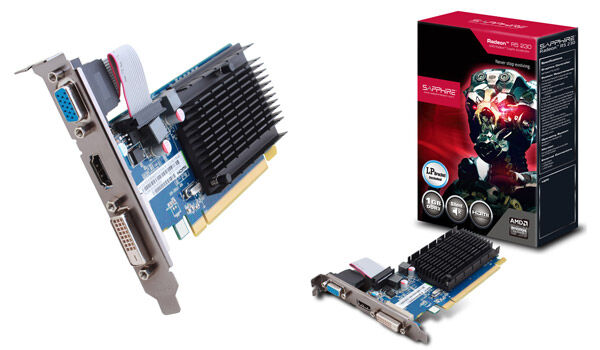 Radeon R5 230を搭載したロープロファイル仕様のグラフィックボード、Sapphire社製「R5 230 1G DDR3」を発表 ...