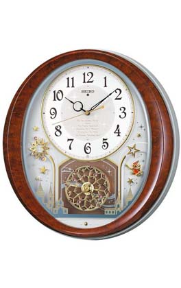 セイコー（SEIKO）のメロディー電波時計「ウェーブシンフォニー」AM245B掛時計 : 時計店のしげちゃん