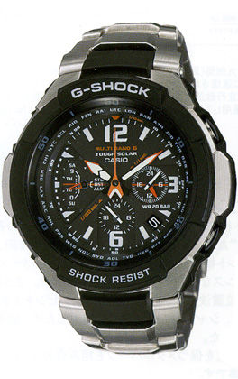 再入荷しましたカシオ 世界6局の電波対応Gショックソーラー電波時計スカイコックピットGW-3000D-1AJF : 時計店のしげちゃん