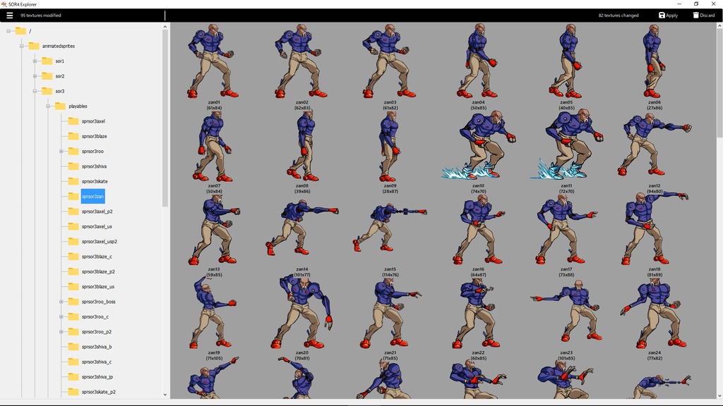 [PC] [Streets Of Rage 4 (ベア・ナックル4)] [Mod] ZAN SoR3 in HD [Author : Fernalf] : ガノタでMod好きの抱き枕er