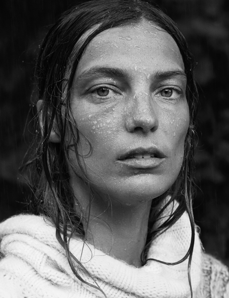 Daria Werbowy - B&W Nude Shoot By Mikael Jansson for Interview Magazine ...