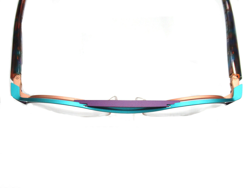 メイドが接客するメガネ屋 キャンディフルーツ オプティカル : 【J.F.Rey/JF2858】3色のメタルの層が美しい！丸型のハーフリムメガネ