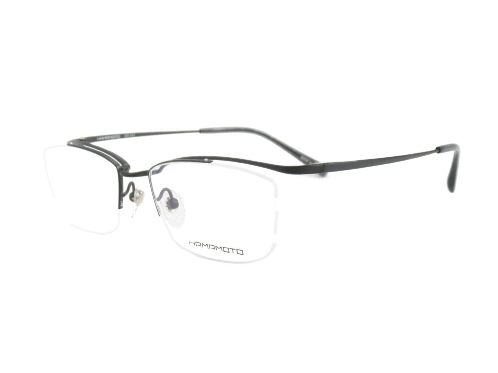 メイドが接客するメガネ屋 キャンディフルーツ オプティカル : 【HAMAMOTO】フローティングメタルハーフリム・レンズ縦幅34mm【HT-151】