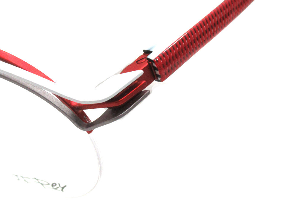 メイドが接客するメガネ屋 キャンディフルーツ オプティカル : 【J.F.Rey/JF2858】3色のメタルの層が美しい！丸型のハーフリムメガネ