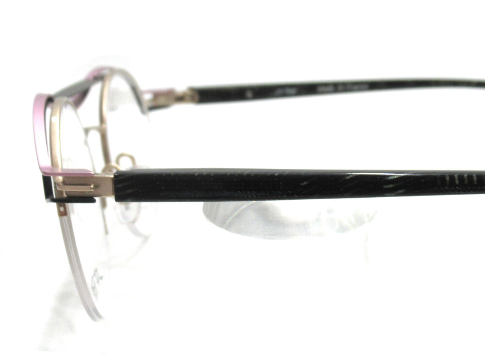 メイドが接客するメガネ屋 キャンディフルーツ オプティカル : 【J.F.Rey/JF2858】3色のメタルの層が美しい！丸型のハーフリムメガネ