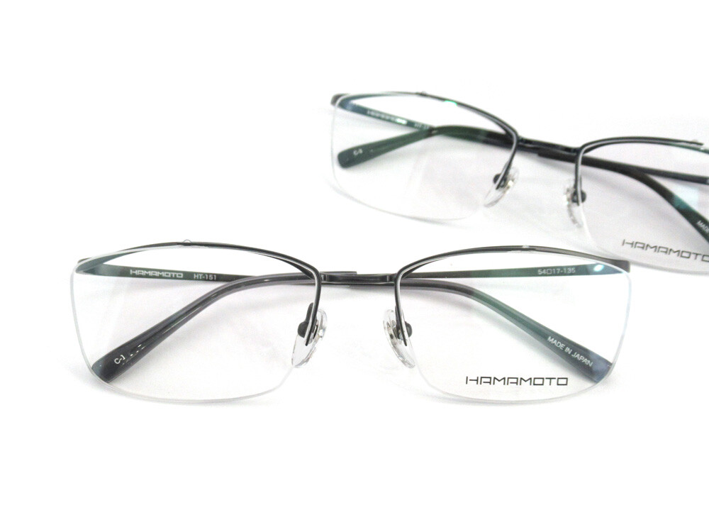 メイドが接客するメガネ屋 キャンディフルーツ オプティカル : 【HAMAMOTO】フローティングメタルハーフリム・レンズ縦幅34mm【HT-151】