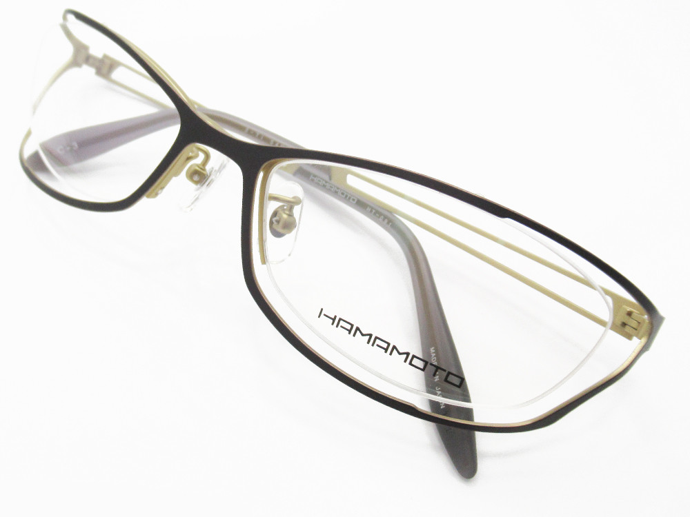 メイドが接客するメガネ屋 キャンディフルーツ オプティカル : 【HT-091】立体のデザインがおしゃれで掛けやすい！【HAMAMOTO ハマモト】