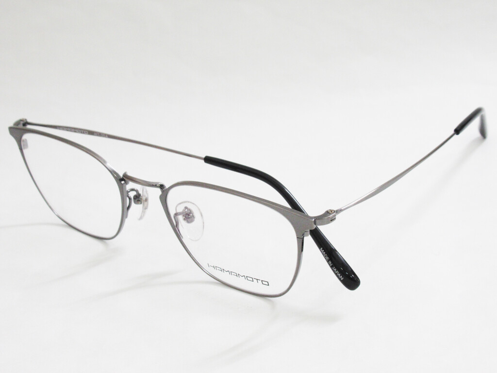 メイドが接客するメガネ屋 キャンディフルーツ オプティカル : HAMAMOTO (ハマモト) / HT-354 / スタイリッシュな細身ウェリントンメタルフレーム