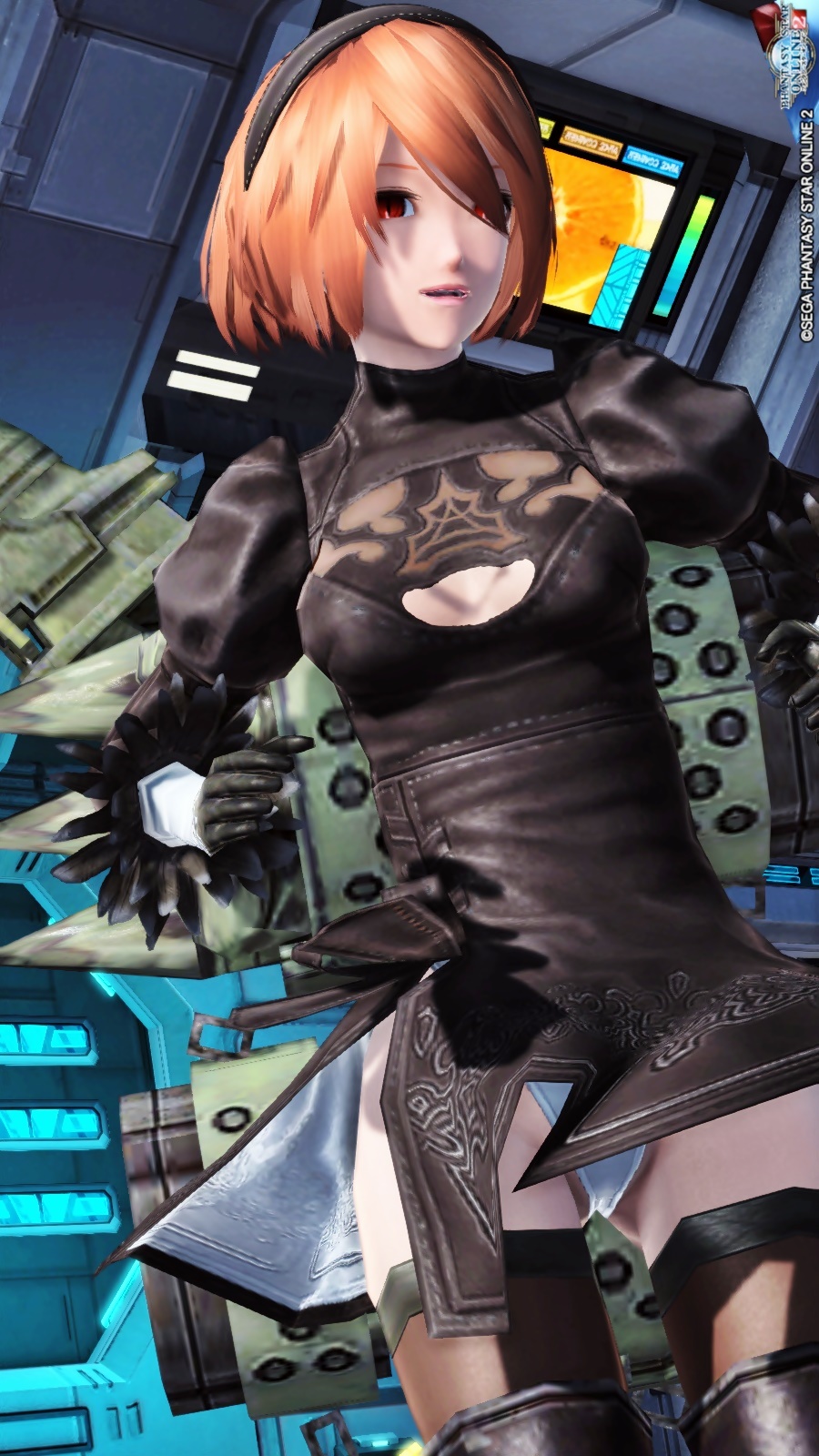 メルメルダイアリー : PSO2 ヨルハ2Bさんコスチュームで撮影なのだ！