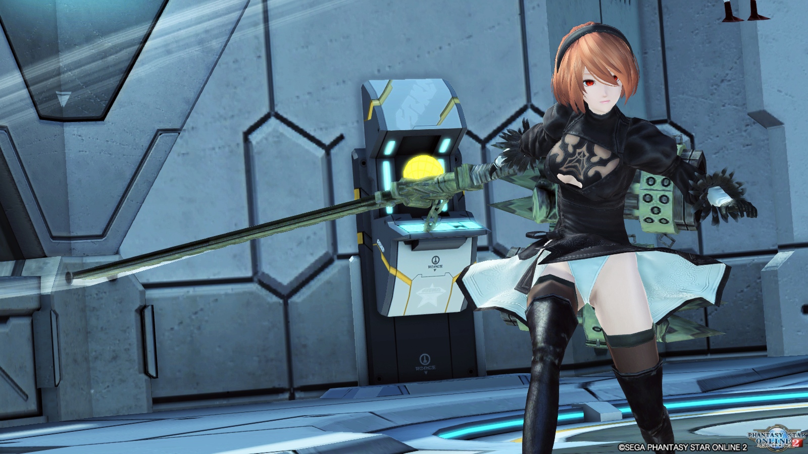 メルメルダイアリー : PSO2 ヨルハ2Bさんコスチュームで撮影なのだ！