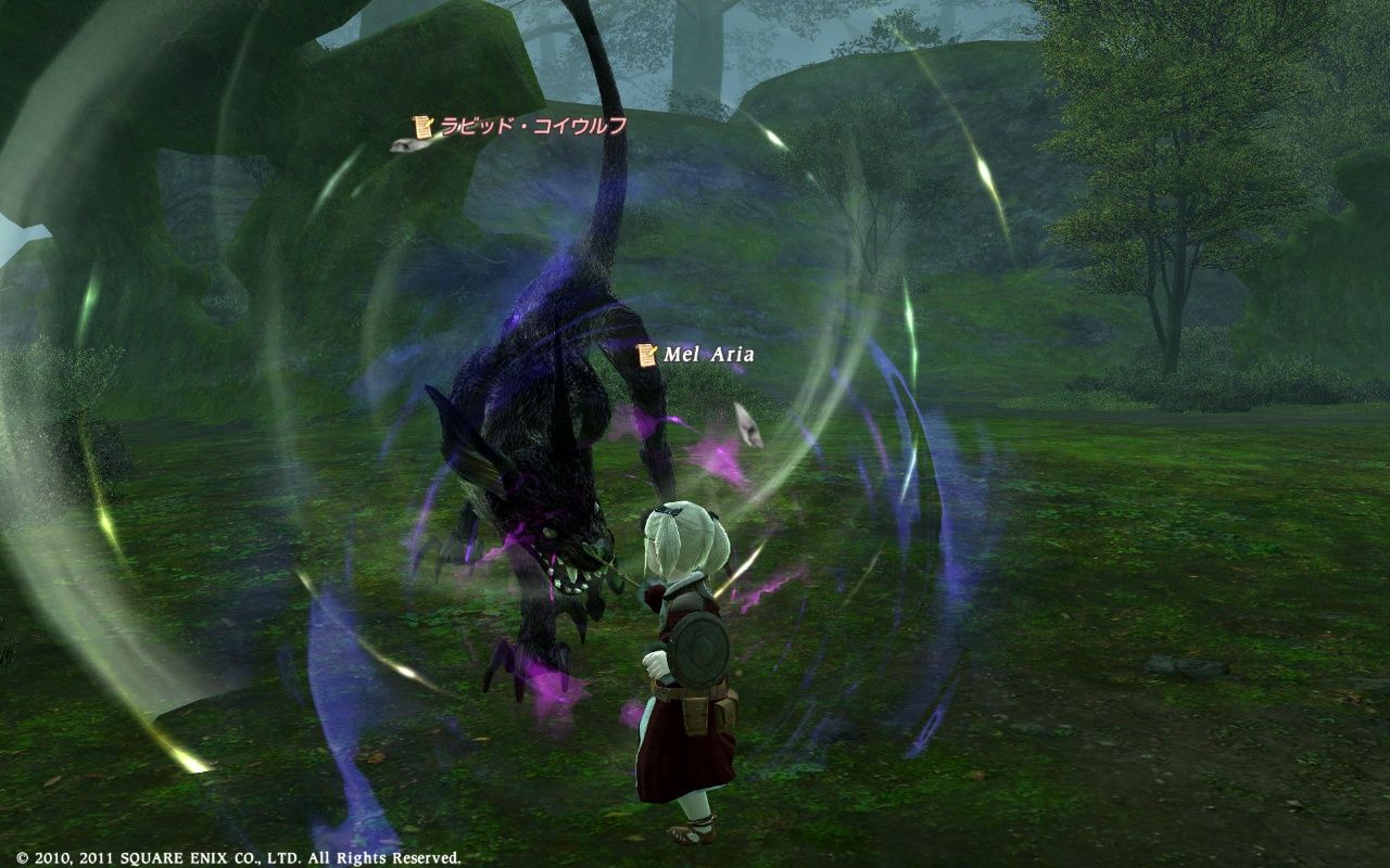 メルメルダイアリー : FF14 幻術士R20クラスクエスト！ 「木霊が務め」なのだ！