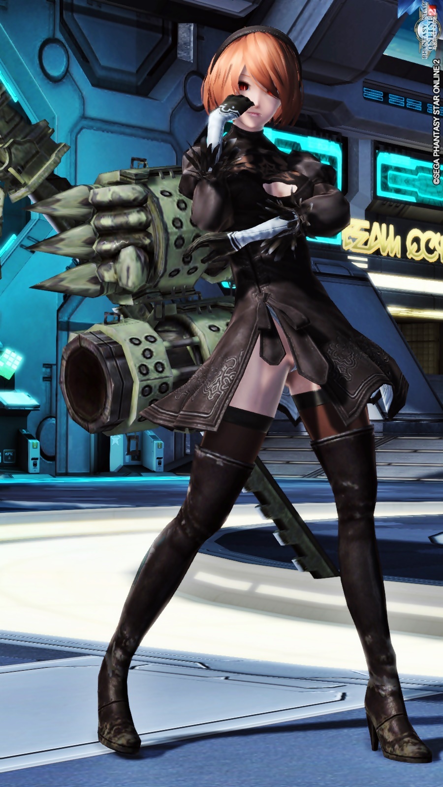 メルメルダイアリー : PSO2 ヨルハ2Bさんコスチュームで撮影なのだ！