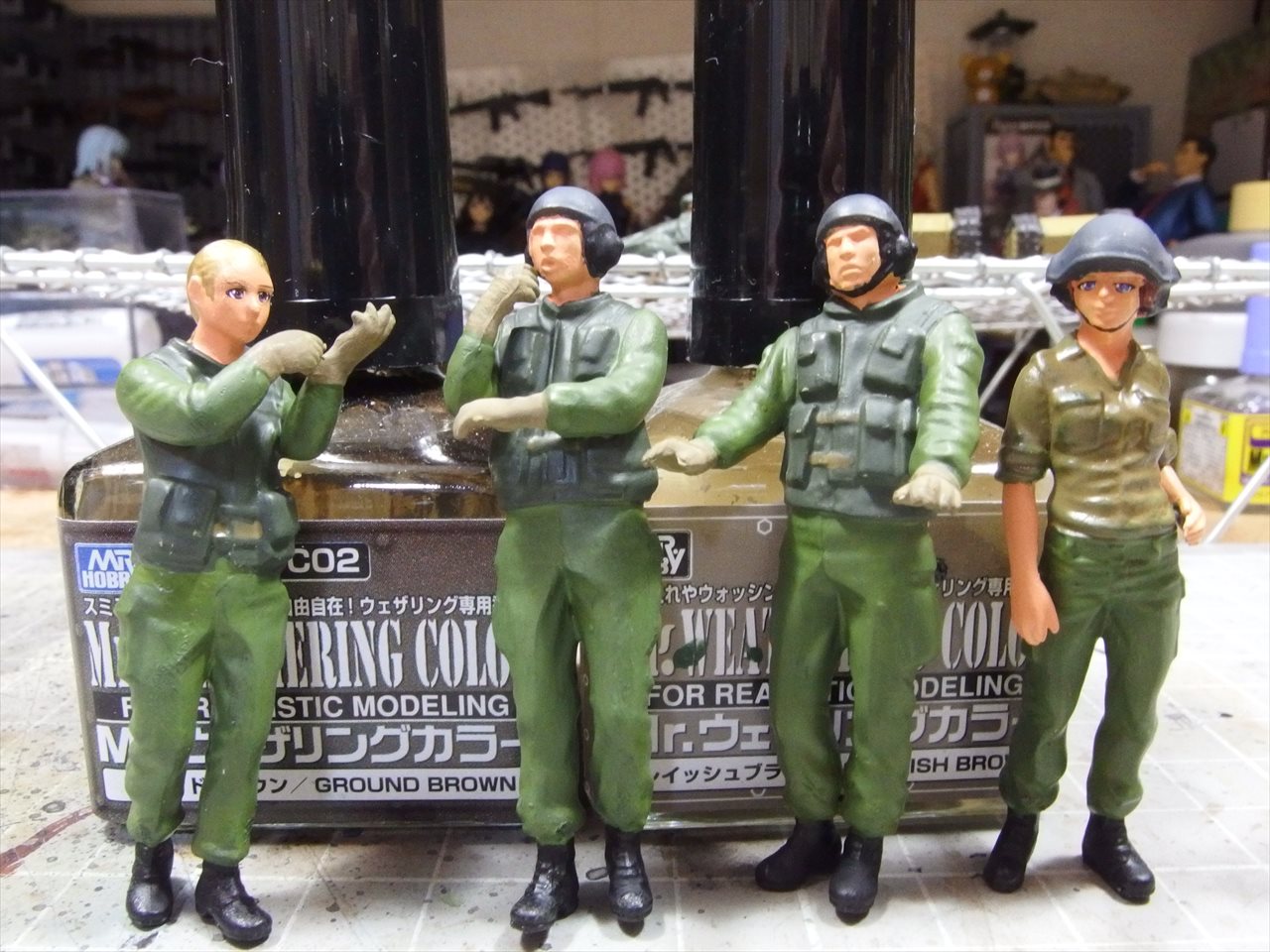 クローゼットの中のフィギュア達 : PLAMAX イスラエル国防軍 タンククルーセット1