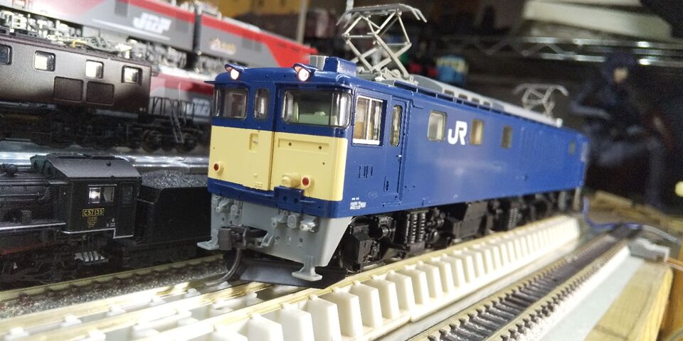 クローゼットの中の鉄道模型 : TOMIX HO EF64 1000番台 JR貨物仕様 入線