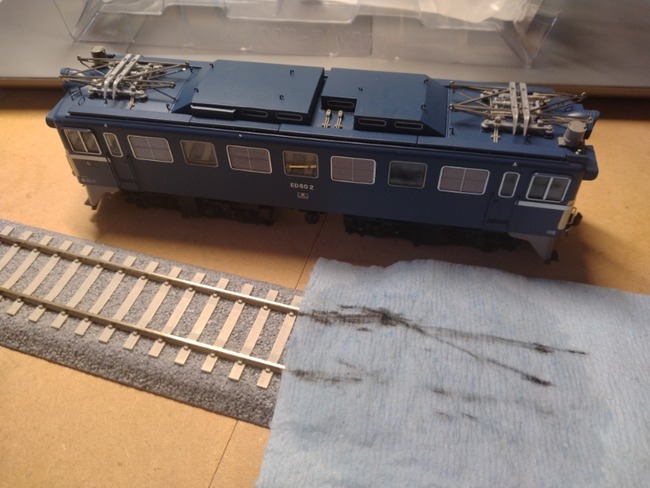クローゼットの中の鉄道模型 : マイクロエース HO ED60-2・青色ワイパー交換車 大糸線
