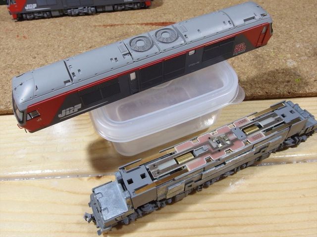 クローゼットの中の鉄道模型