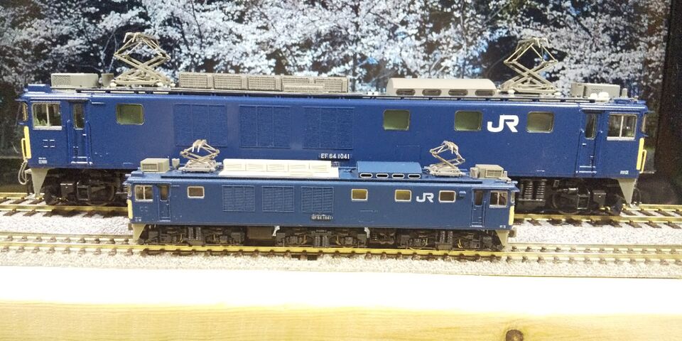 クローゼットの中の鉄道模型 : TOMIX HO EF64 1000番台 JR貨物仕様 入線工事