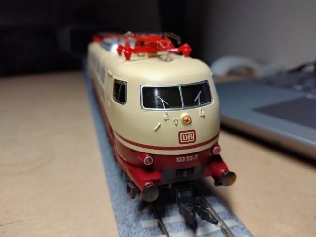 クローゼットの中の鉄道模型 : FLEISCHMANN HO DB BR103 ドイツ鉄道 103型電気機関車