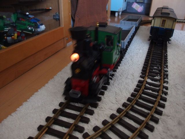 Gゲージ ラジコン機関車 入線 : クローゼットの中の鉄道模型 Gゲージ ラジコン機関車 入線 : クローゼットの中の鉄道模型