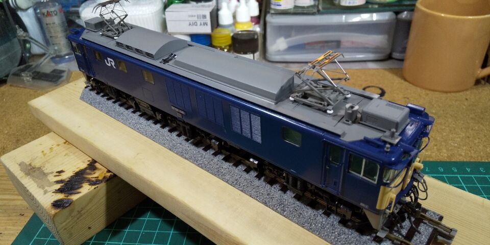 クローゼットの中の鉄道模型 : TOMIX HO EF64 1000番台 JR貨物仕様 入線工事