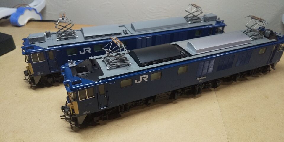 クローゼットの中の鉄道模型 : TOMIX HO EF64 1000 JR東日本仕様 入線作業
