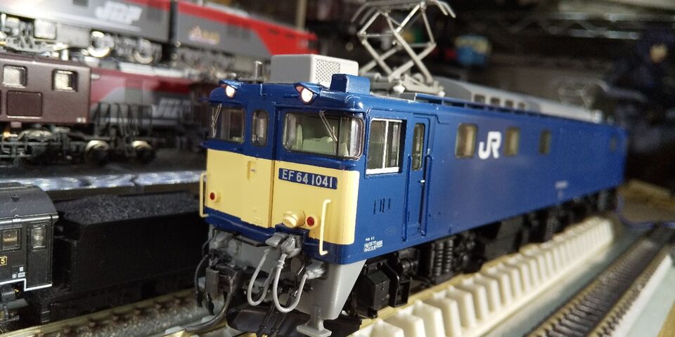 クローゼットの中の鉄道模型 : TOMIX HO EF64 1000番台 JR貨物仕様 入線工事
