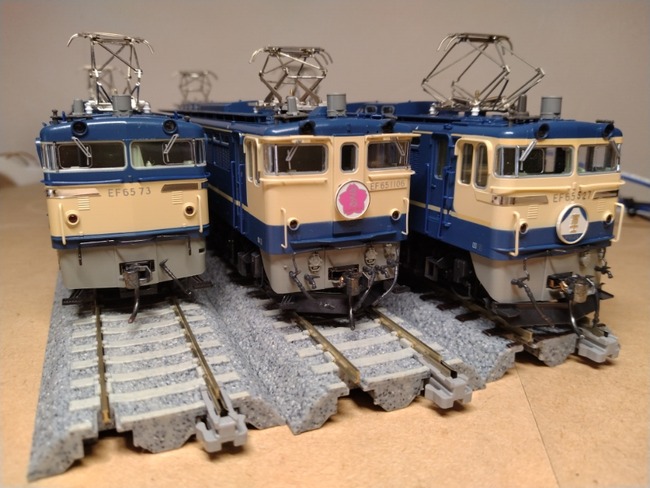 クローゼットの中の鉄道模型 : KATO HO EF65 0番台 500番台特急色 1000番台後期型