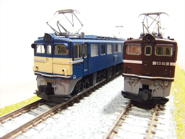 クローゼットの中の鉄道模型 : TOMIX ED61 茶 入線