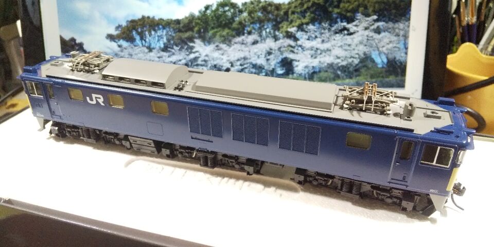 クローゼットの中の鉄道模型 : TOMIX HO EF64 1000番台 JR貨物仕様 入線