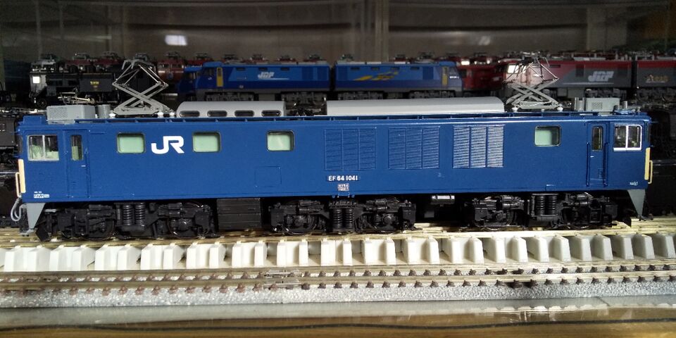 クローゼットの中の鉄道模型 : TOMIX HO EF64 1000番台 JR貨物仕様 入線工事