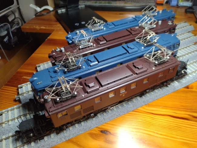 クローゼットの中の鉄道模型 : EF58とEF18