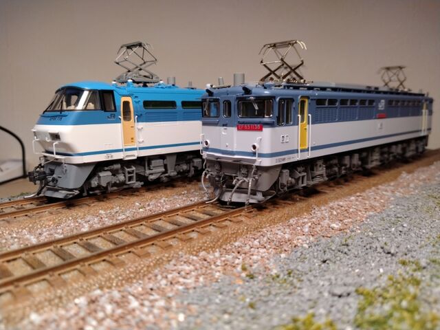 クローゼットの中の鉄道模型 : TOMIX HO EF66 100後期型・JR貨物更新車