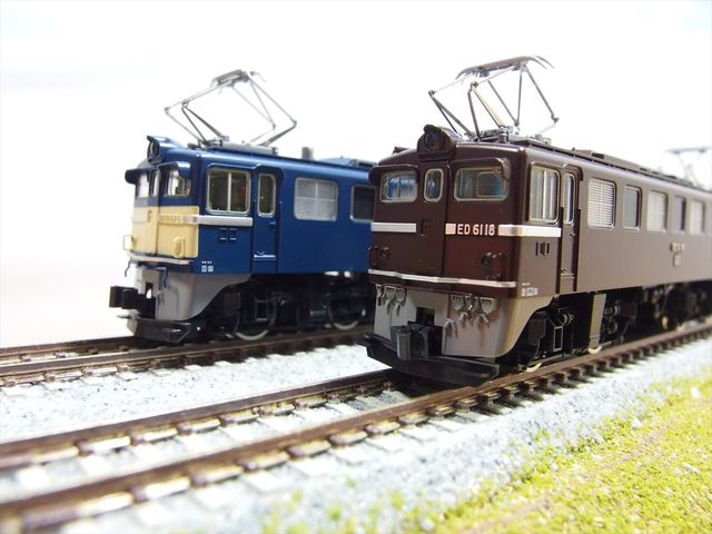 クローゼットの中の鉄道模型 : TOMIX ED61 茶 入線
