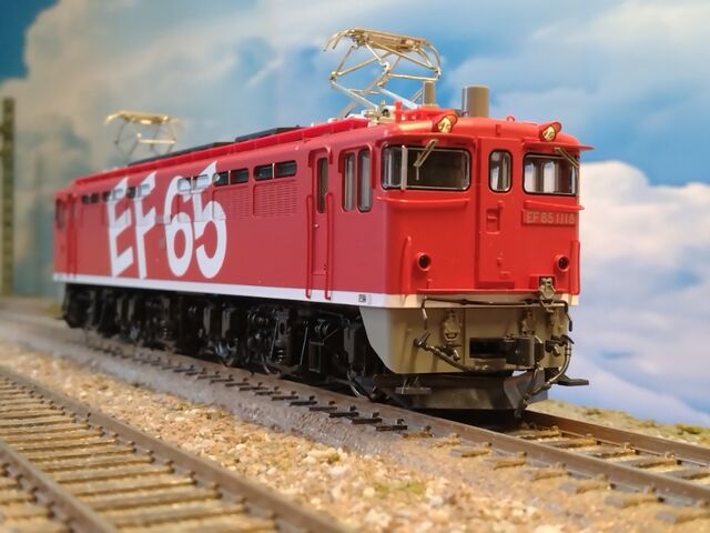 クローゼットの中の鉄道模型 - KATO HO EF65-1118 レインボー クローゼットの中の鉄道模型 - KATO HO EF65-1118 レインボー