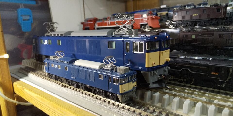 クローゼットの中の鉄道模型 : TOMIX HO EF64 1000番台 JR貨物仕様 入線