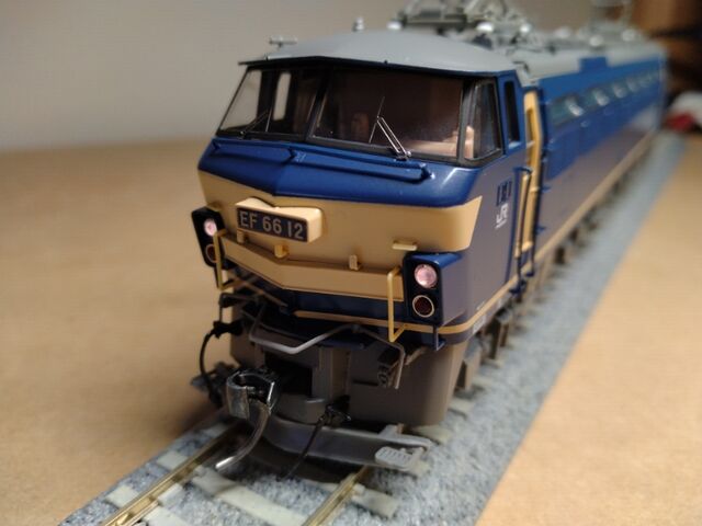 クローゼットの中の鉄道模型 : TOMIX HO EF66 前期型・JR貨物新更新車 入線