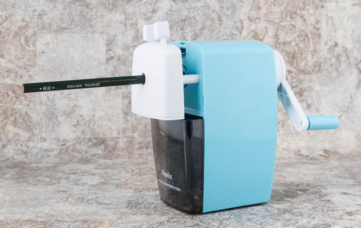 アスカ ASMIX 鉛筆削り器 ブルー PS60B レビュー : モモンハン日記