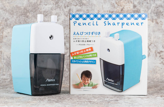 アスカ ASMIX 鉛筆削り器 ブルー PS60B レビュー : モモンハン日記