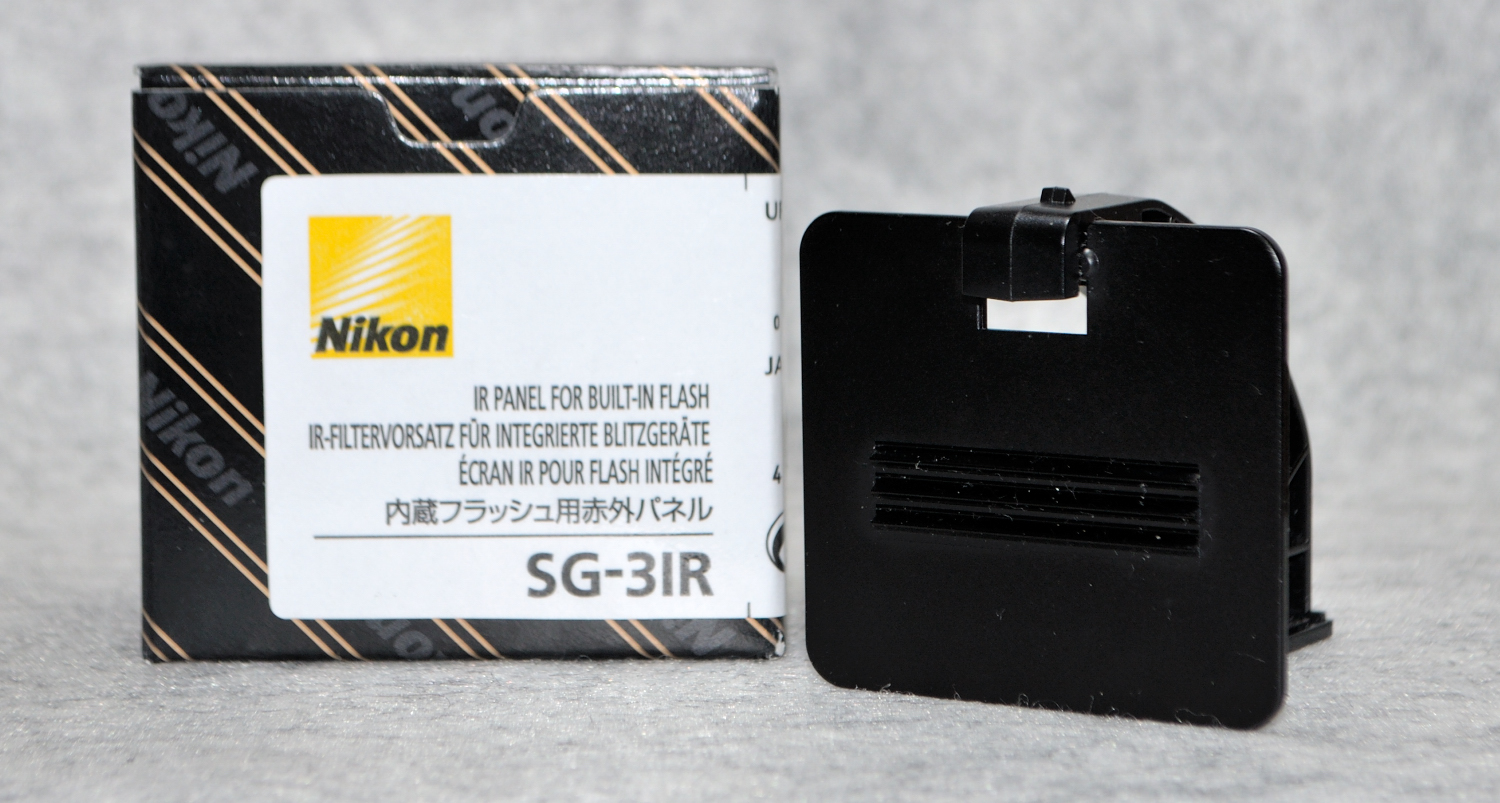 ニコン 内蔵フラッシュ用赤外パネルSG-3IR レビュー : モモンハン日記