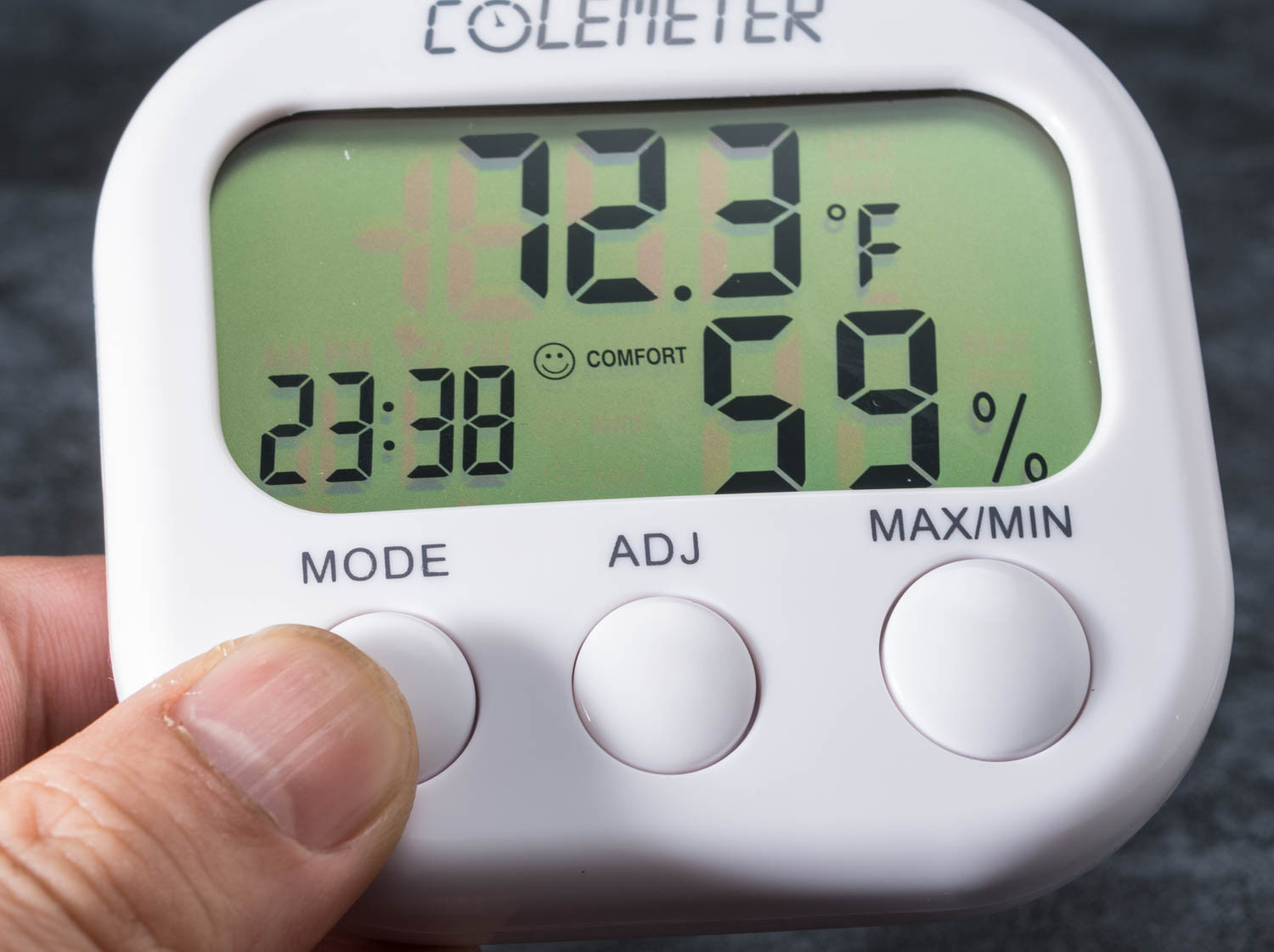 COLEMETER デジタル温度湿度計 TA638 レビュー : モモンハン日記