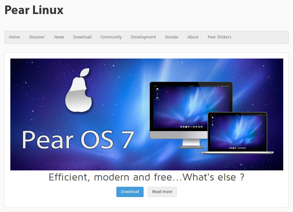 ｢Pear OS 7｣ : Linuxへのお誘い