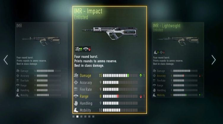 【CoD:AW】IMRは「Tunder Tusk」の精度、「Hunter」のレート、「Impack」の威力が魅力的 : CoD速報
