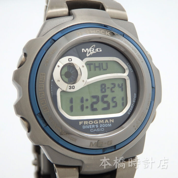 チタン カシオ G-SHOCK FROGMAN MRG-1100 フロッグマン 箱付 チタン カシオ G-SHOCK FROGMAN MRG-1100 フロッグマン 箱付