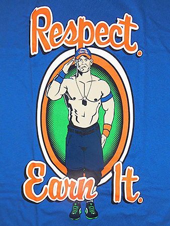 あなたは『おもしろマガジン』:ジョン・シナ Respect. Earn It. Tシャツ