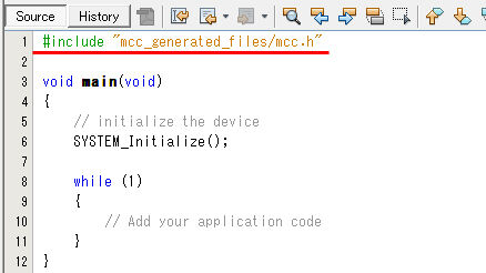 MCCのPIC16F1x bool, uint8_t : MPLAB X IDE, XC16,XC8 コンパイラの使い方