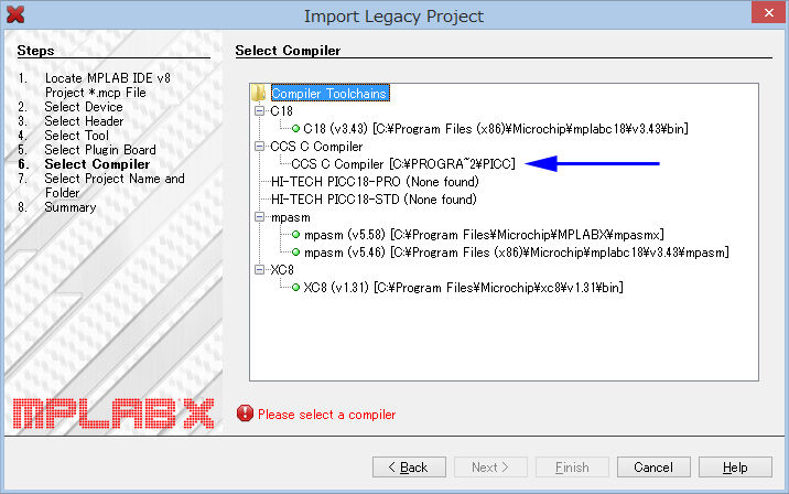CCS-CコンパイラをMPLAB Xで利用する : MPLAB X IDE, XC16,XC8 コンパイラの使い方