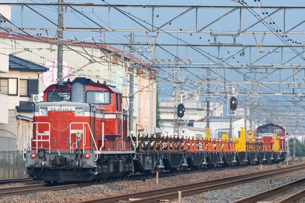 DD51PP牽引 貴生川工臨返空回送を撮影 : R-STATIONぶろぐ