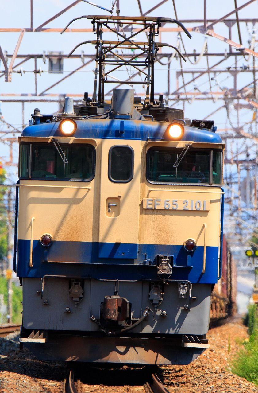 EF65-2101牽引 5087レを大津駅にて撮影 : R-STATIONぶろぐ