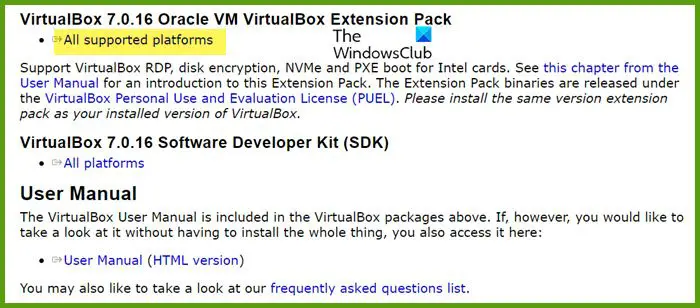 VBoxExtPackRegister が VirtualBox で VERR_VERSION_MISMATCH を返しました : mshencityのblog